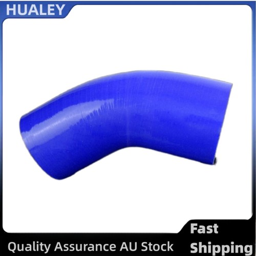 2.5" TO 3" 64MM - 76MM 45 DEGREE SILICONE ELBOW REDUCER PIPE HOSE BLUE ...