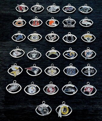Football Team Charm Dangle Pendant Charms BUY 3 , GET 1 FREE for ...