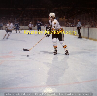 RAY BOURQUE In ACTION Rookie YEAR 120mm COLOR NEGATIVE Boston BRUINS ...