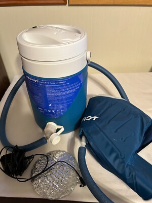 Aircast Cryo Bucket, hose, disc, medium knee wrap, ac adapter-complete ...