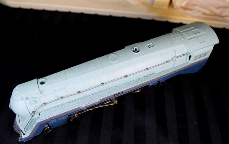 HO Scale AHM/Rivarossi SANTA FE BLUE GOOSE 4-6-4 Hudson 3460 LOCOMOTIVE ...