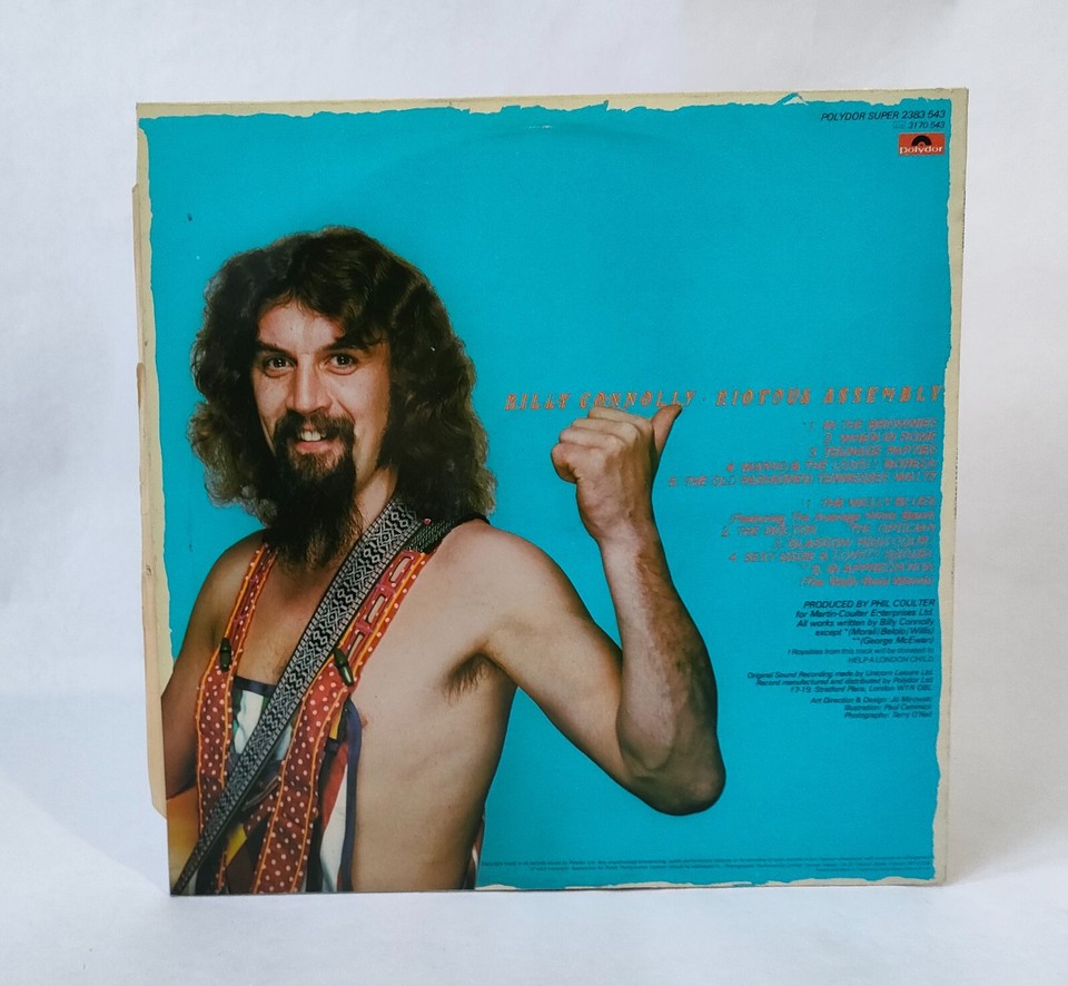 Billy Connolly - Riotous Assembly - Music Vinyl Record | eBay