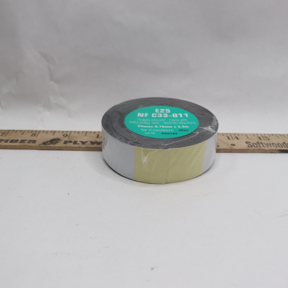 Ruban Mastic Isolant Insulating Tape 25mm x 0.76 mm x 3.5 m E25 NF C33 ...