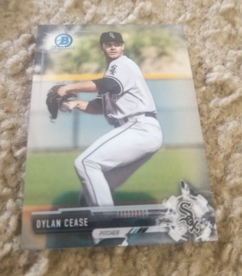 DYLAN CEASE 2017 BOWMAN DRAFT CARD BDC-136 WHITE SOX/CUBS (PROSPECT ...