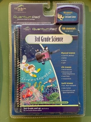 10 Quantum Pad 3rd Grade Science Series Book & Cartridge Learning ...