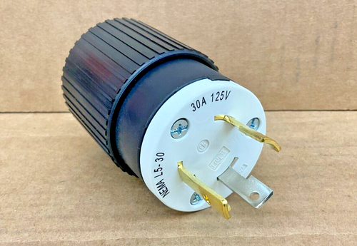 Hubbell Bryant 70530NP 30A, 2P, 3 Wire Locking Plug | eBay