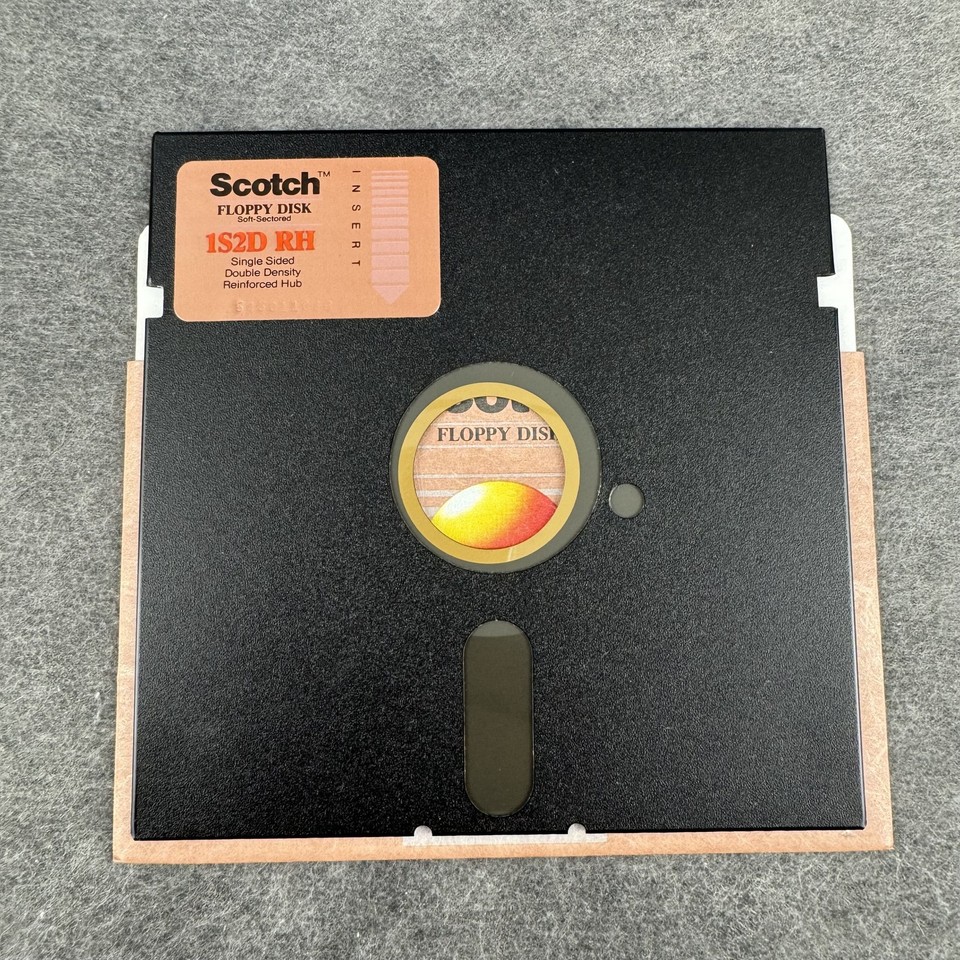 Vintage Computer Floppy Disk - Estate Find, Collector's Item, Untested ...