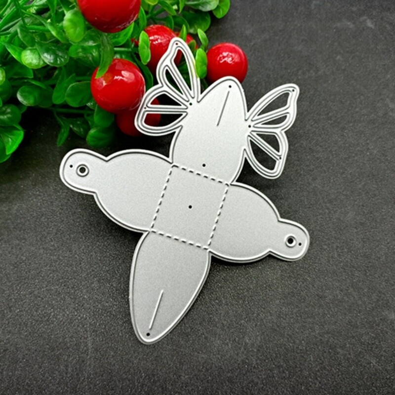 Candy Box Die Cuts DIY Butterfly Box Cutting Dies for Embossing Card ...