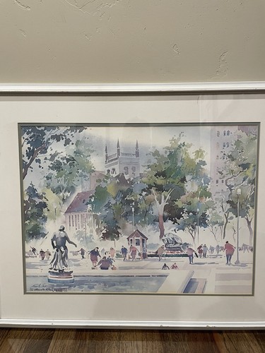 HOWARD WATSON-PA/AWS Impressionist-Original Signed WC-Limited Print 351 ...