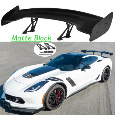 46" Rear Trunk Spoiler Wing Adjustable GT-Style Glossy For Chevrolet ...