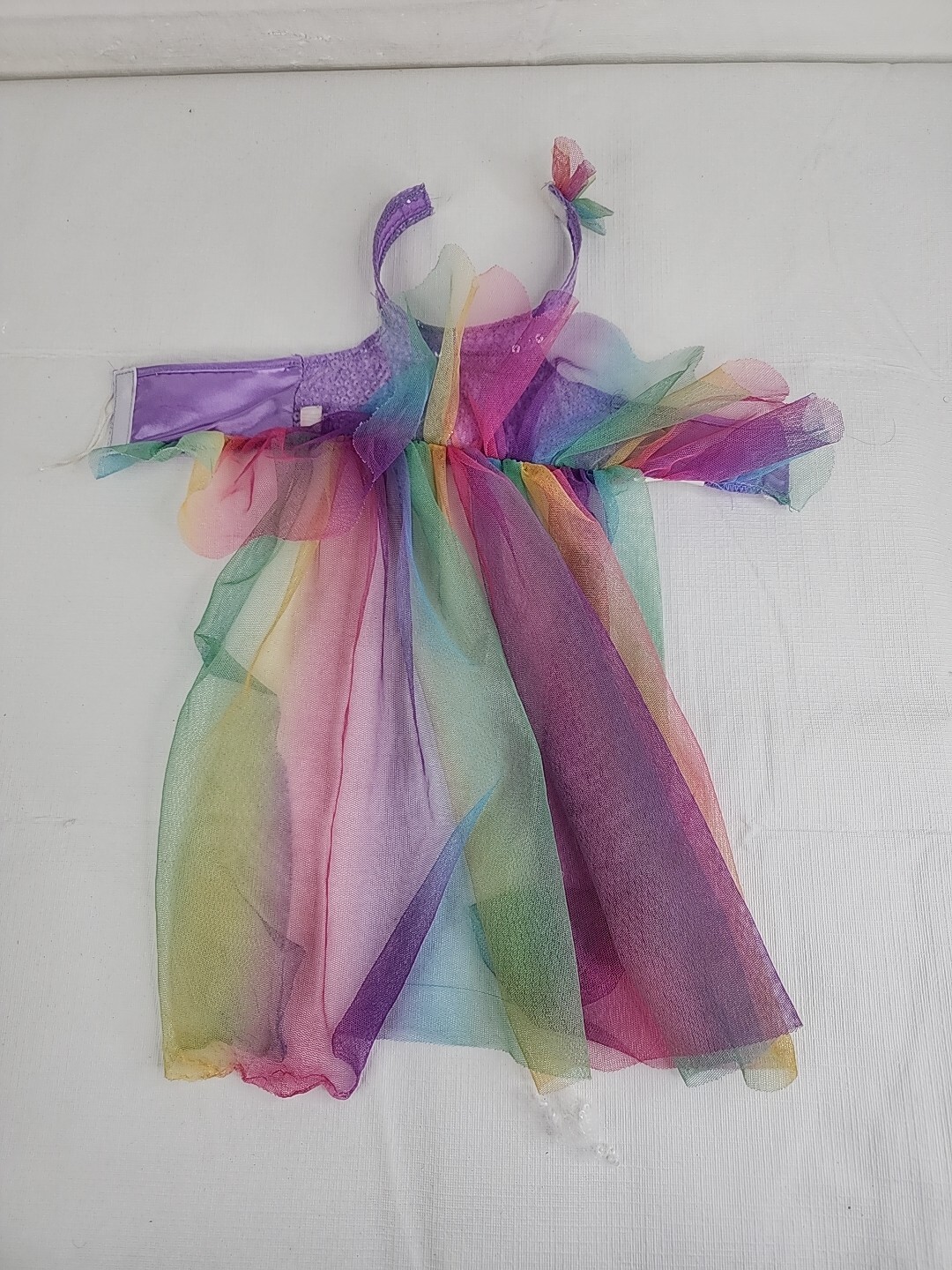 Build-a-Bear Outfit - Long Flowy Rainbow Front - Strapless backless ...