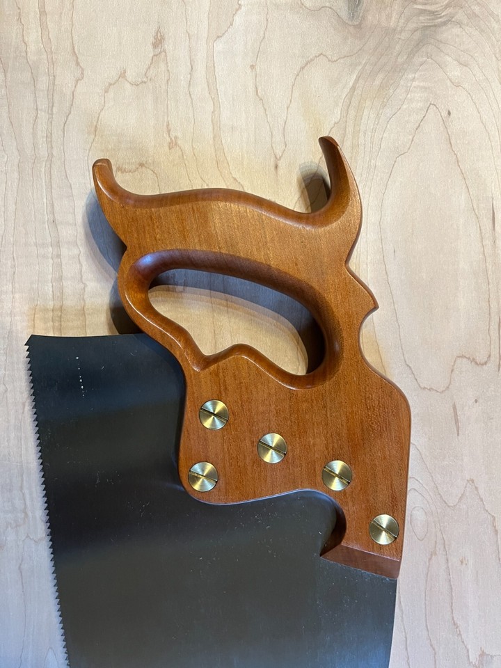 Bad Axe, Matched Pair 22" D8 Hand Saws, 10 PPI Cross Cut and 7 PPI Rip ...