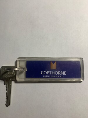 Copthorne Hotel Motel Room Key Fob & Key Auckland New Zealand #707 RARE ...