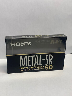 Sony Metal-SR90 Cassette Tape NEW Sealed 90 Minutes Digital Excellence ...