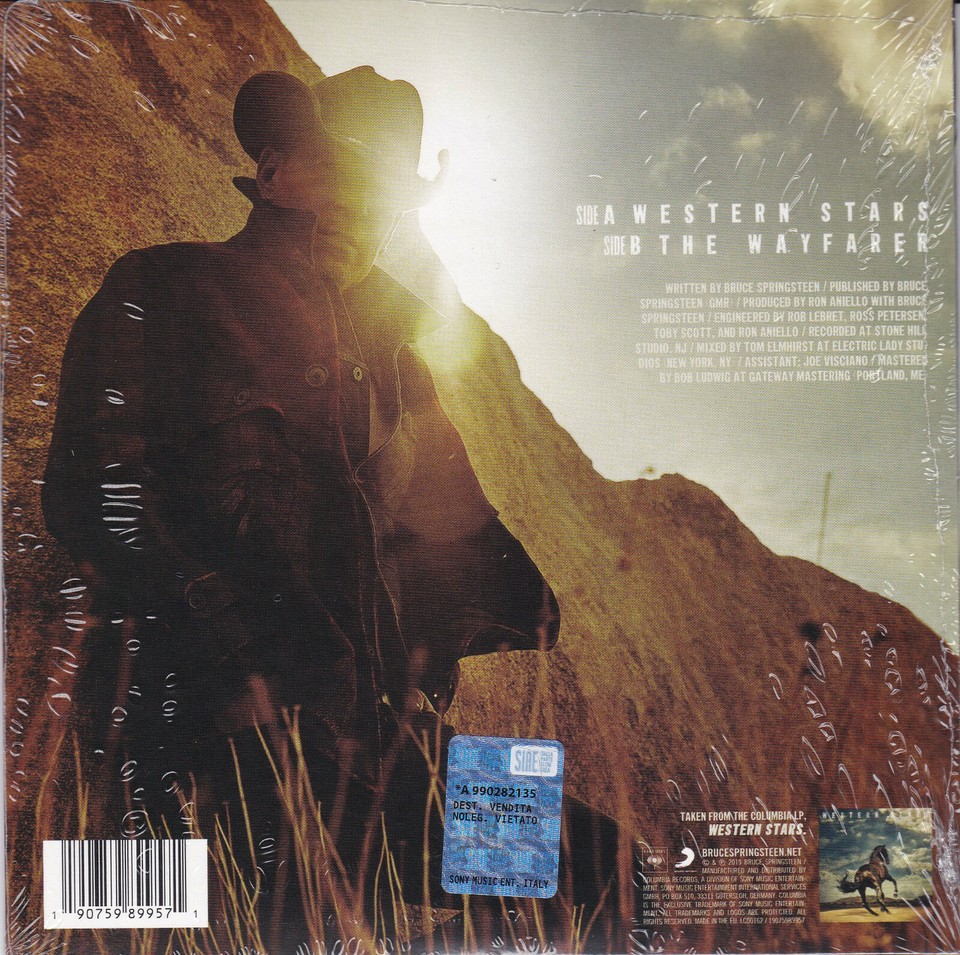 Springsteen Bruce Western Stars Vinyl 7" Black Friday 2019 New & Sealed ...