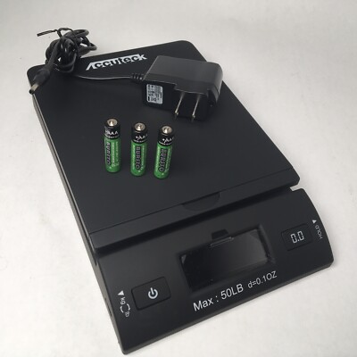 Accuteck W-8250-50B Digital Shipping Postal Scale with AC Adapter ...