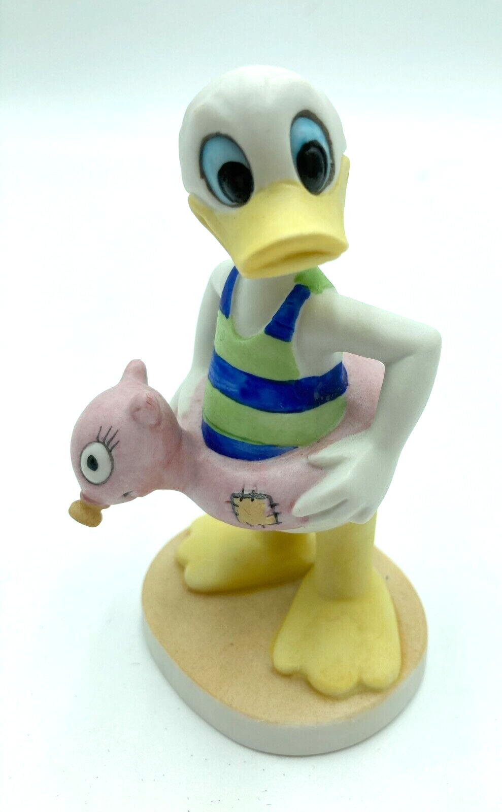 Donald Duck Swim Suit with Pool Float Porcelain Figure Early Disney ...