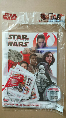 TOPPS - STAR WARS - THE LAST JEDI (Stickers) STARTER PACK FRENCH ...