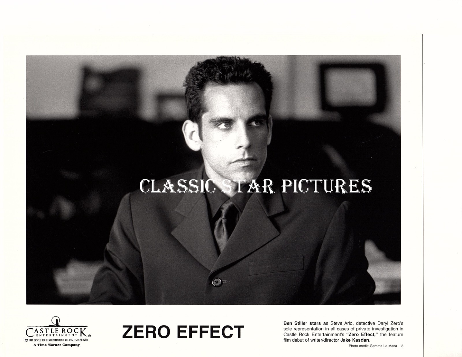 J981 Ben Stiller close-up Zero Effect 1997 8 x 10 vintage photo | eBay