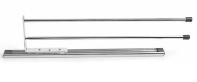 Tea Towel Rail Slide Sliding Pull Out Holder Rack - Kitchen Laundry ...