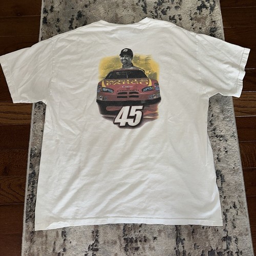 Vintage NASCAR Racing Kyle Petty Wells Fargo T Shirt Men Large White ...