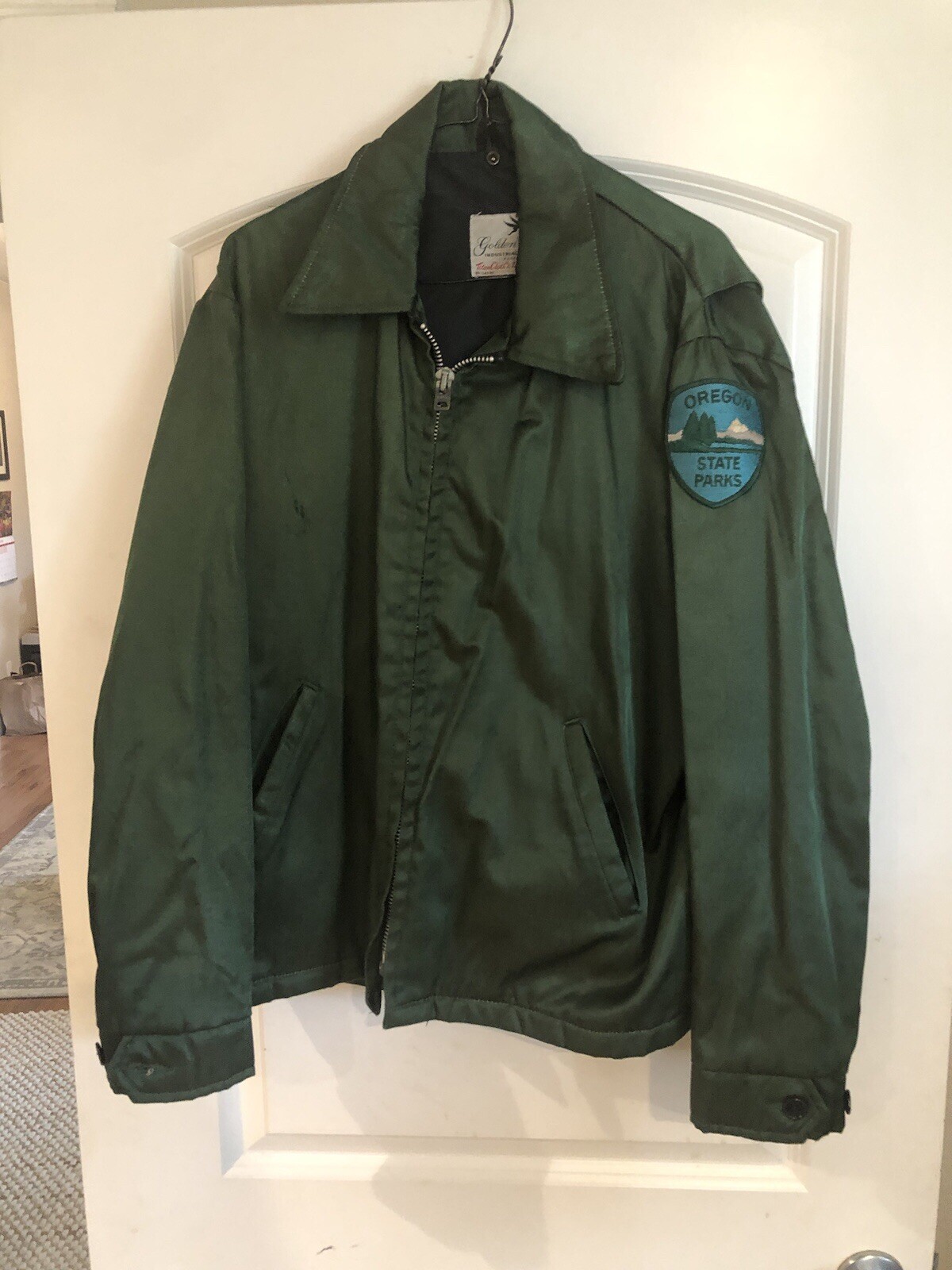 Rare Vintage Green Oregon State Parks jacket size 44 … - Gem