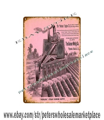 1887 peerless traction engine GEISER Mfg Waynesboro Pennsylvania metal ...