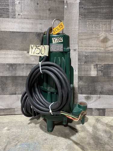 ZOELLER J840 GRINDER PUMP, 2 HP, 200-208V AC, 3-PHASE NICE | eBay