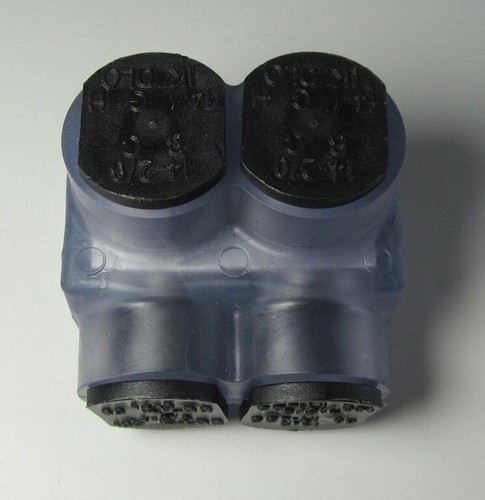 BURNDY BIT2/0FX AL9CU MULTITAP INSULATED WIRE CONNECTOR 2/0-14 2C, TAP ...