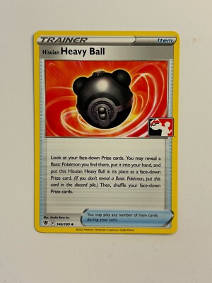 Husuian Heavy Ball 146/189 Pokemon Prize Pack NM Lost Origin variant E ...