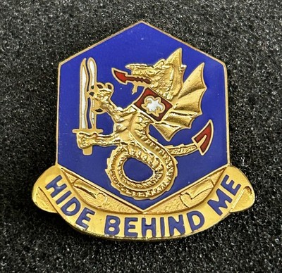 US Army Crest DUI DI: 92nd Chemical Battalion (CB, IOH Sample) | eBay