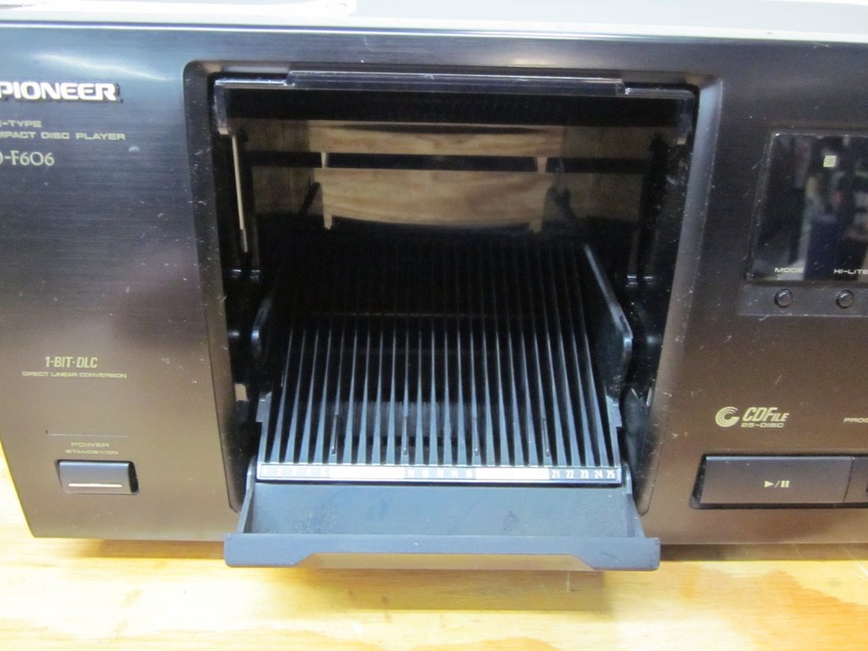 Pioneer PD-F606 File Type 25 Disc CD Changer/Player TESTED WORKS NO ...