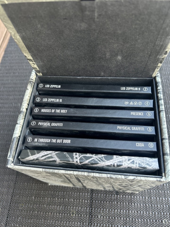 Led Zeppelin COMPLETE STUDIO RECORDINGS, 10-CDs, Booklet Full ...