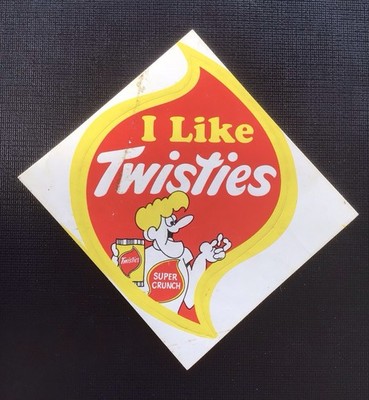 Vintage I Like Twisties Collectable Advertising Sticker Cheese ...