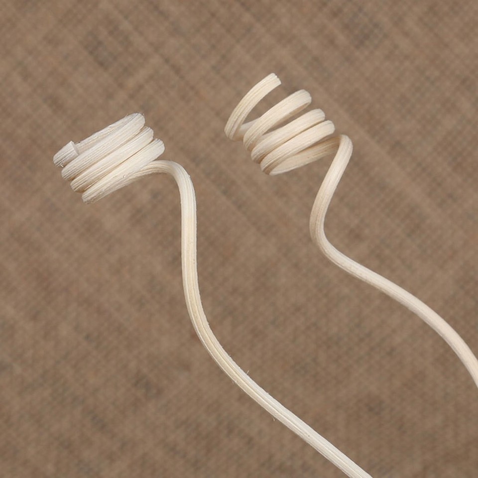 20pcs Rattan Reed Sticks Large Spiral Head Natural Fragrance Reed ...