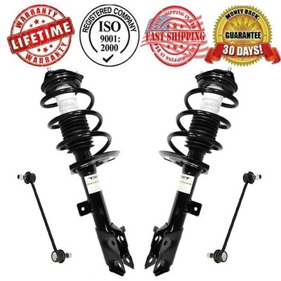 Front Complete Strut Assembly & Front Sway Bar Links Fits Dodge Caliber ...