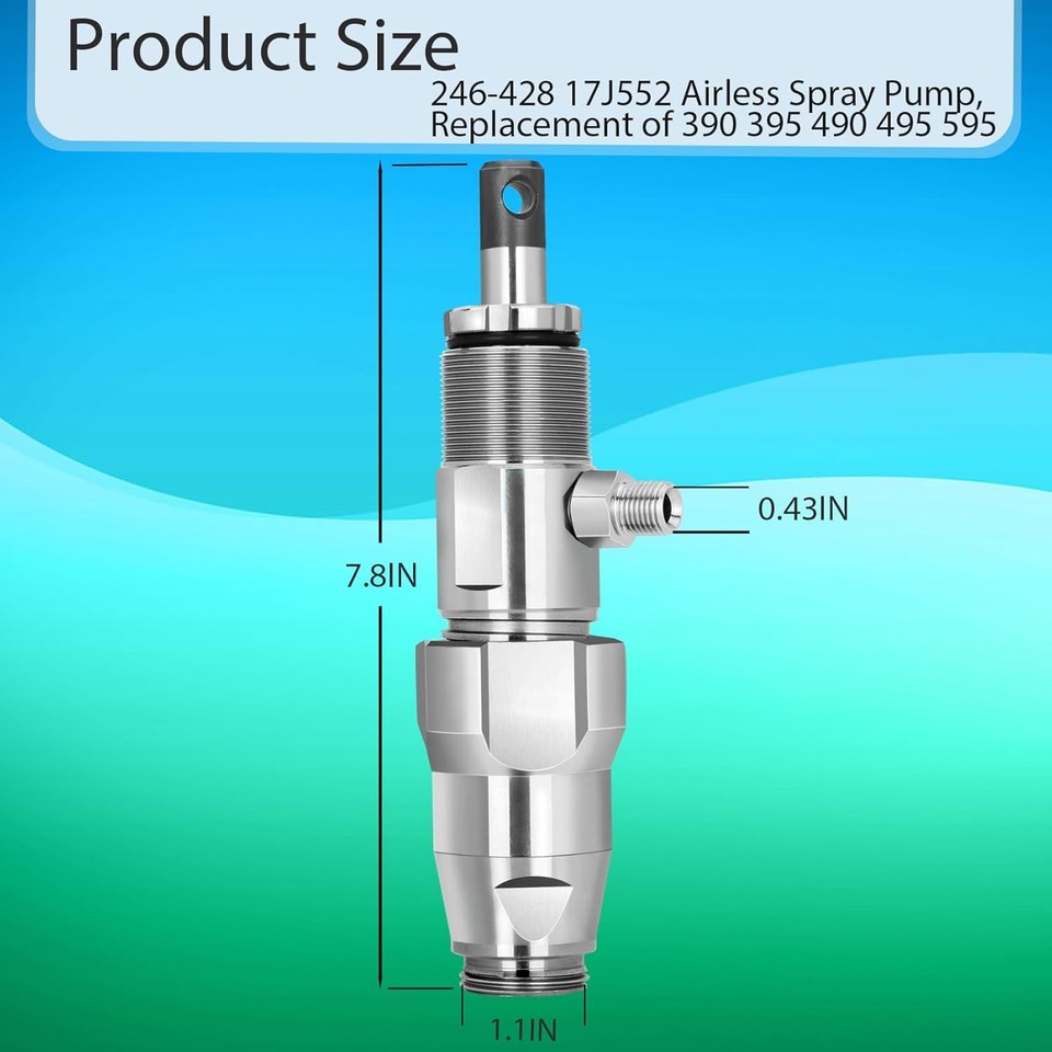 246428 Airless Spray Pump for Graco Ultra Max II 390 395 490 495 595 ...
