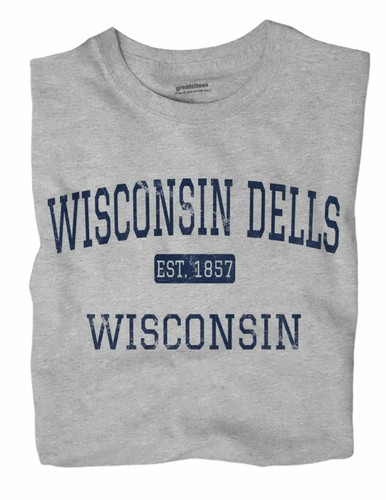 Wisconsin Dells Wisconsin WI T-Shirt EST | eBay