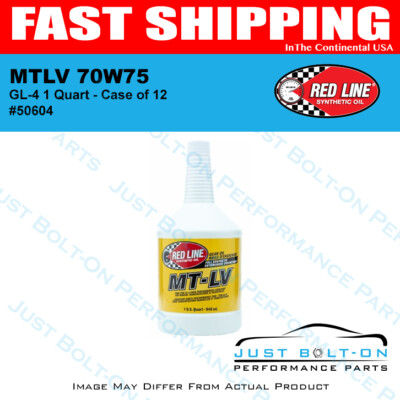 Red Line MTLV 70W75 GL-4 1 Quart - Case of 12 | eBay