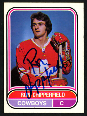 Ron Chipperfield Autographed Signed 1975-76 WHA OPC Card Calgary ...