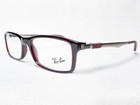 NEW Ray Ban RB7017 5552 Mens Burgundy Rectangle Designer Eyeglasses ...
