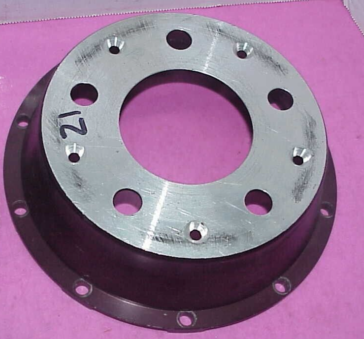 2 Brembo Racing Billet Aluminum 5 x 5 Brake Caliper Rotor Hats NASCAR ...