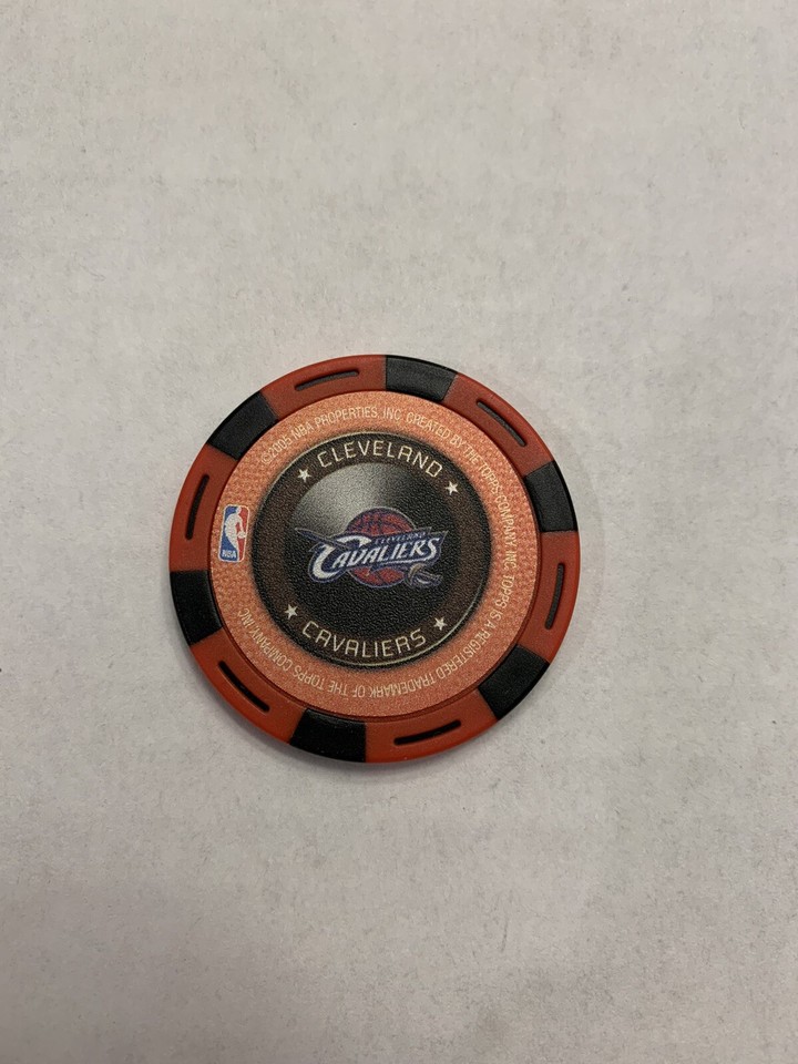 2005-06 Topps Chips LeBron James All Star Red Black Variation Chip | eBay