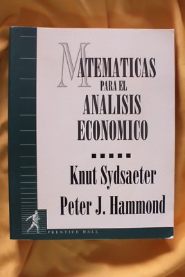 Mathematics book for economic analysis. Knut Sydsaeter. Peter J. Hammond. | eBay