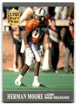 1991 Ultra Herman Moore Rookie Detroit Lions #291 | eBay