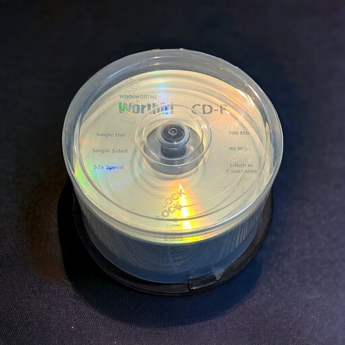 Woolworths Worthit! CD-R 52x 700MB (40) 40 pc(s) 80 Mins With Case VGC ...