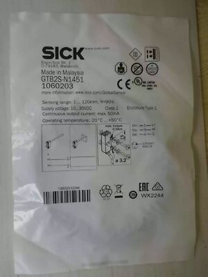1PC New Sick GTB2S-N1451 Photoelectric Sensor GTB2SN1451 Free Shipping ...