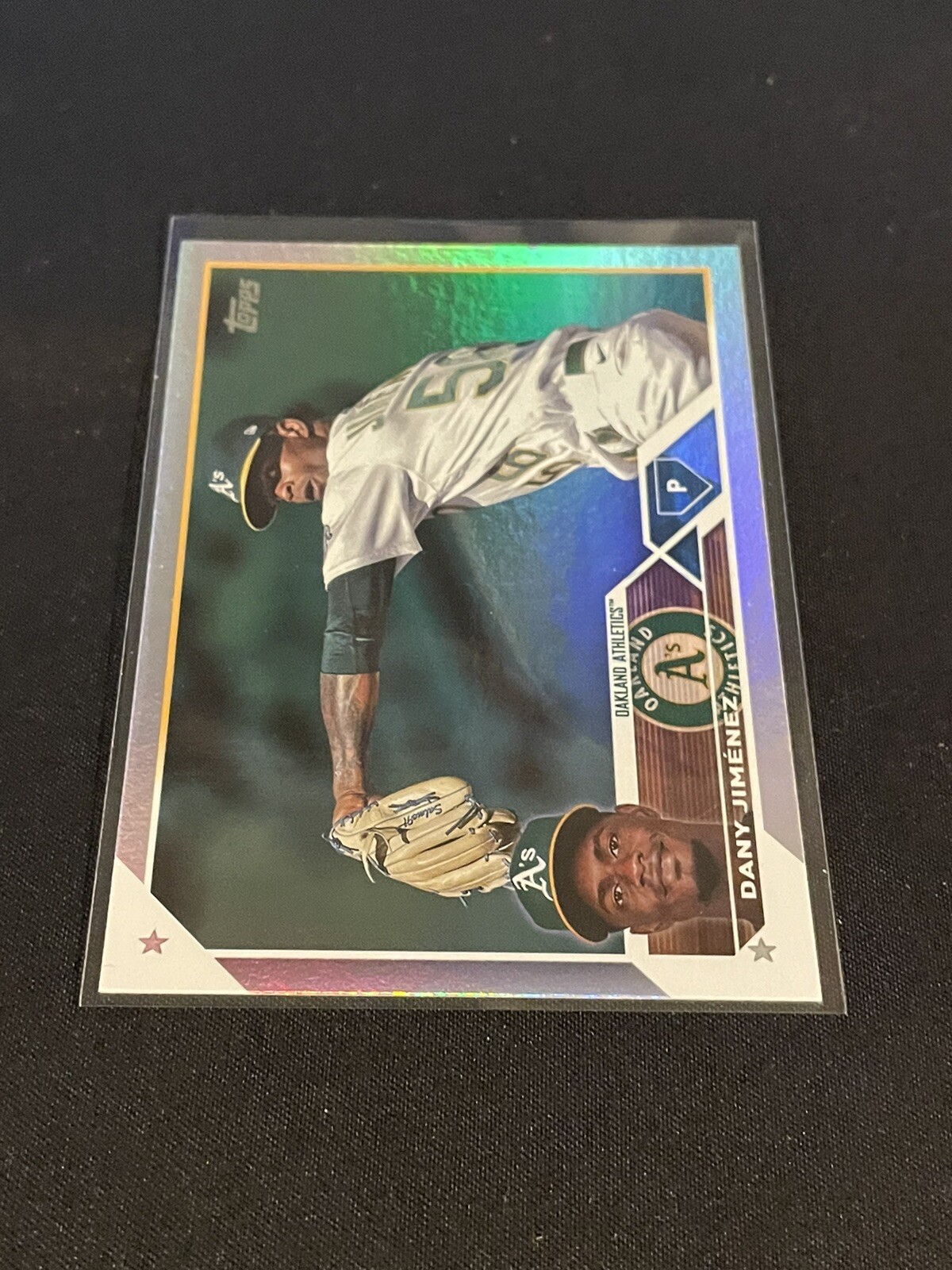 Dany Jimenez Silver Foil Parallel 2023 Topps Series 1 Card #164 ...