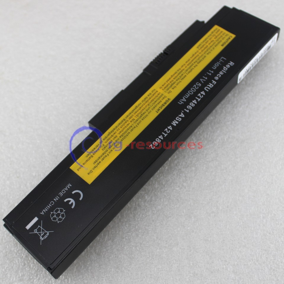 5200MAH Battery for Lenovo ThinkPad X220 X220i 42T4861 42T4862 42T4865 ...