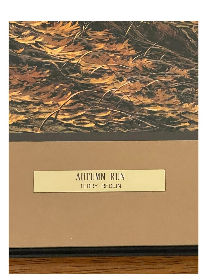 Terry Redlin “Autumn Run” Encore II Print Framed | eBay